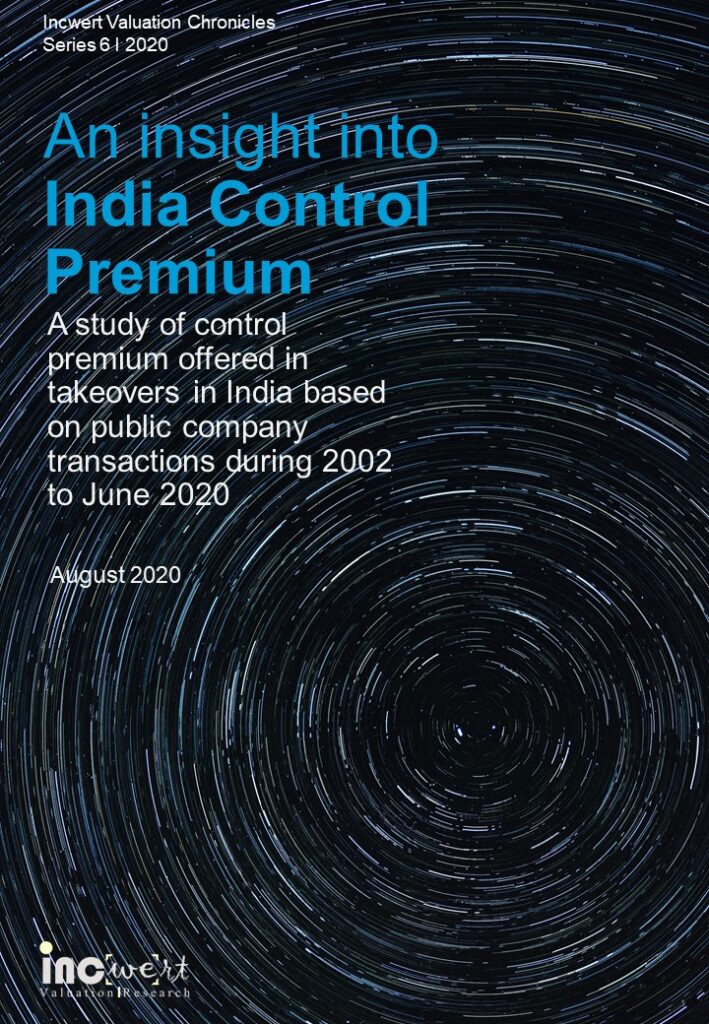 India Control Premium Study, 2020 – Independent valuation services